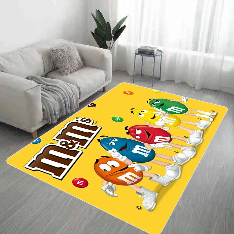 M-Chocolate-Candy-Bedside-Mat-Home-Non-Slip-Carpet-Rugs-Entrance ...