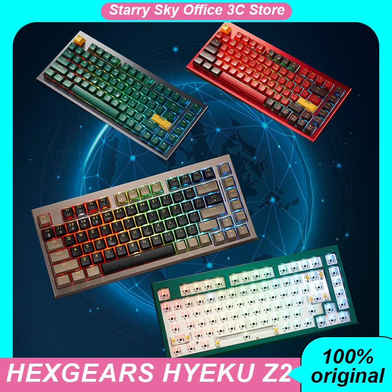 Hexgears-Hyeku-Z2-Mechanical-Keyboard-Wireless-Bluetooth-3mode-Aluminum ...
