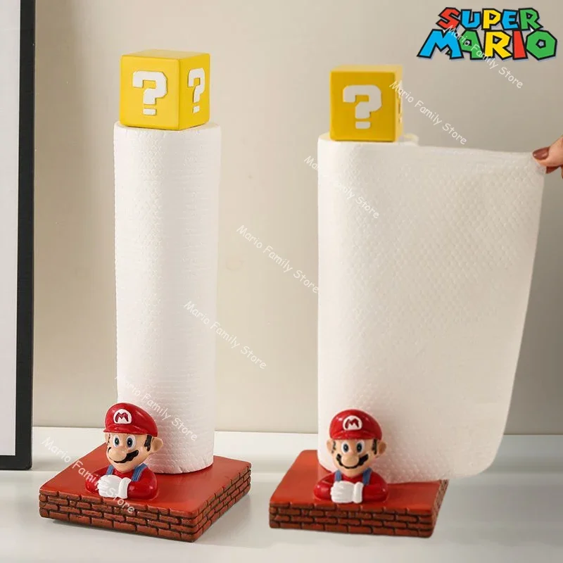 Super-Mario-Bros-Paper-Towel-Holder-Anime-Kitchen-Roll-Paper-Accessory ...