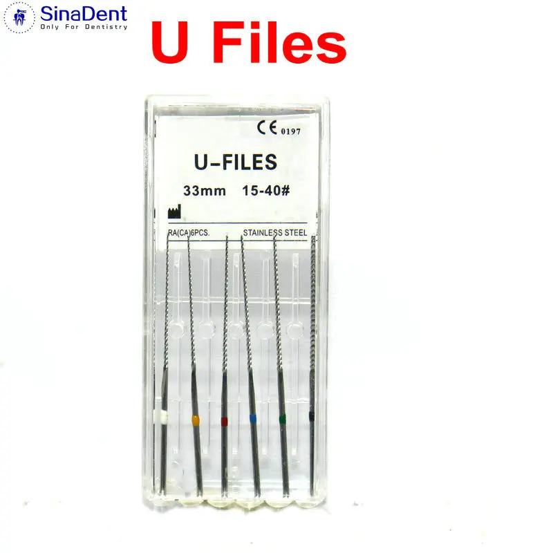 Dental-Ultrasonic-U-Files-Staniless-Steel-NITI-15-40-33mm-for-Root ...