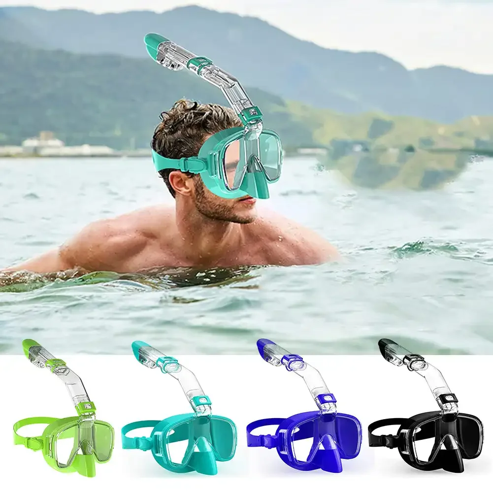 Underwater-Snorkeling-Full-Face-Children-Swimming-Mask-Set-Scuba-Diving ...