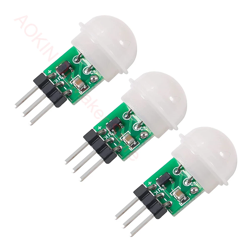 3Pcs-AM312-Mini-Pyroelectric-PIR-Human-Sensor-Module-DC-PIR-Infrared-IR ...