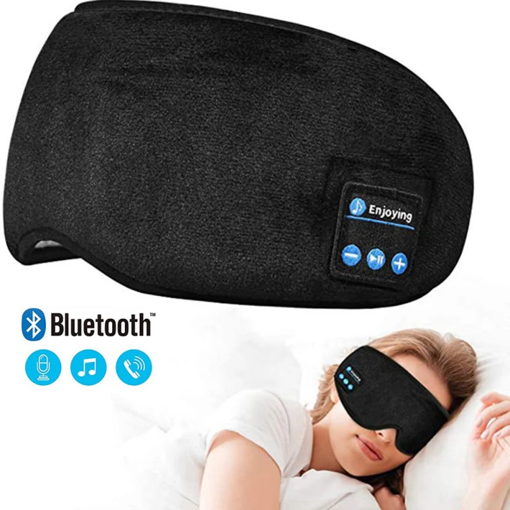Bluetooth Sleep Eye Mask Wireless Intelligent Shading 3D Soft Elastic ...