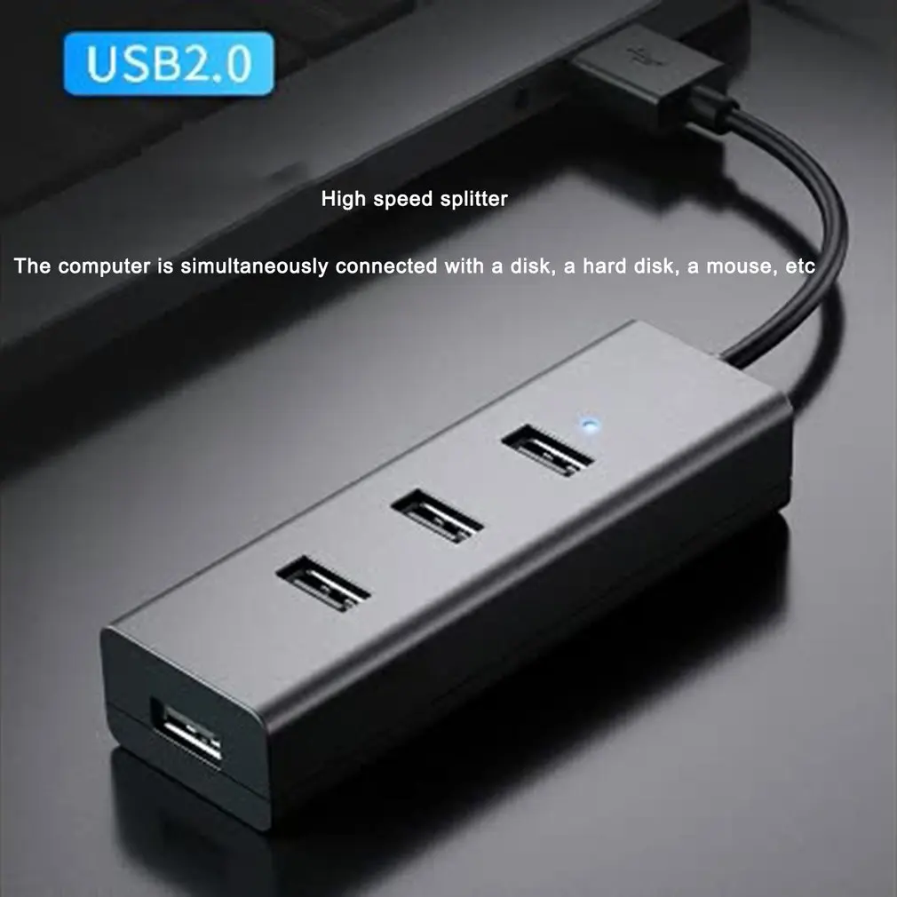 USB-2-0-HUB-Power-Supply-HUB-4-Port-USB-Adapter-For-PC-Laptop-Computer ...