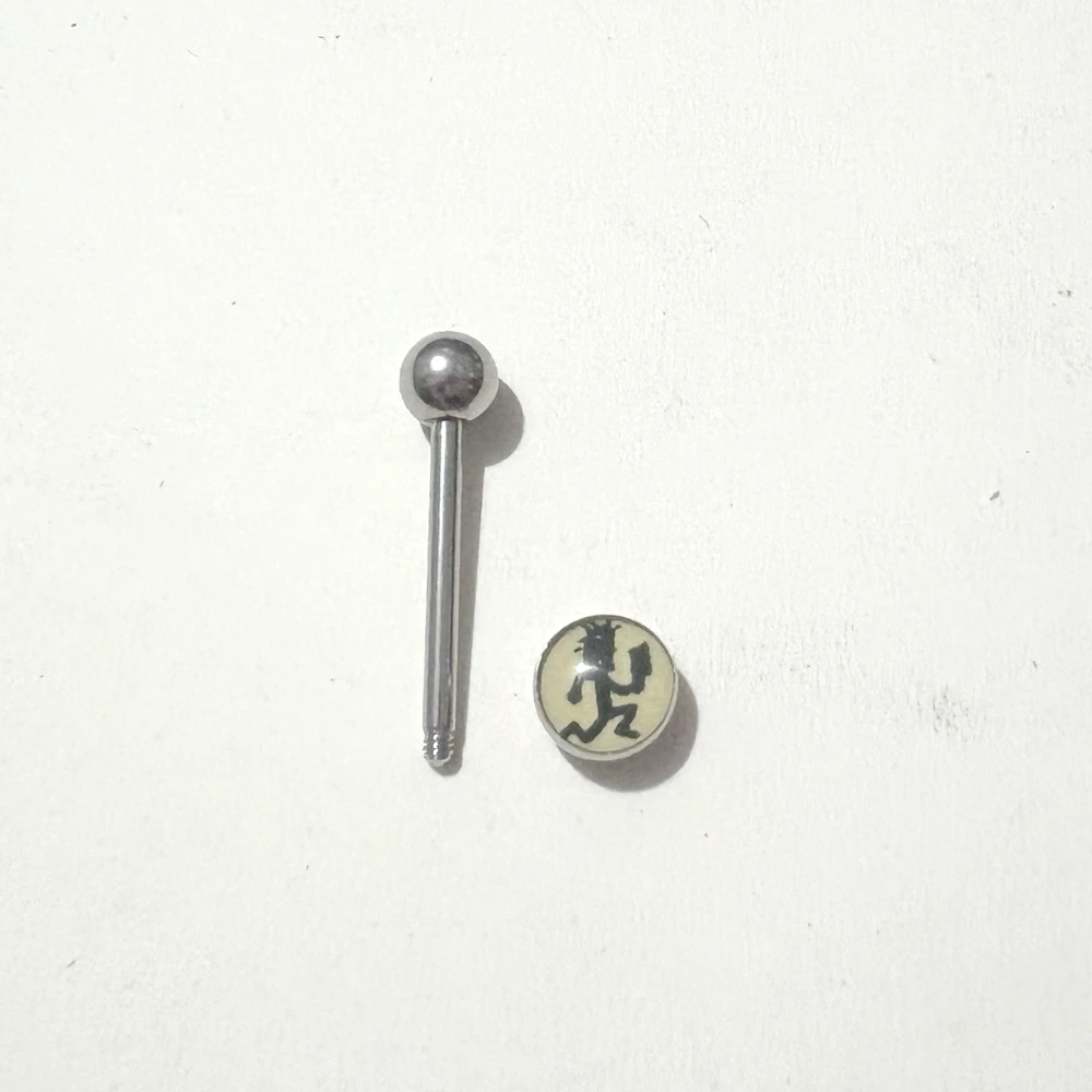 5pcs Lot Stainless Steel ICP Juggalo Hatchetman Straight Tongue Nail ...