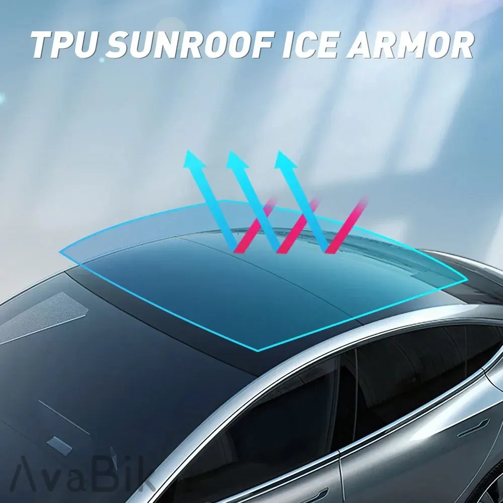 1 x3M TPU Skylight Ice Armor Sunroof UV Protection Film Heat Insulation ...