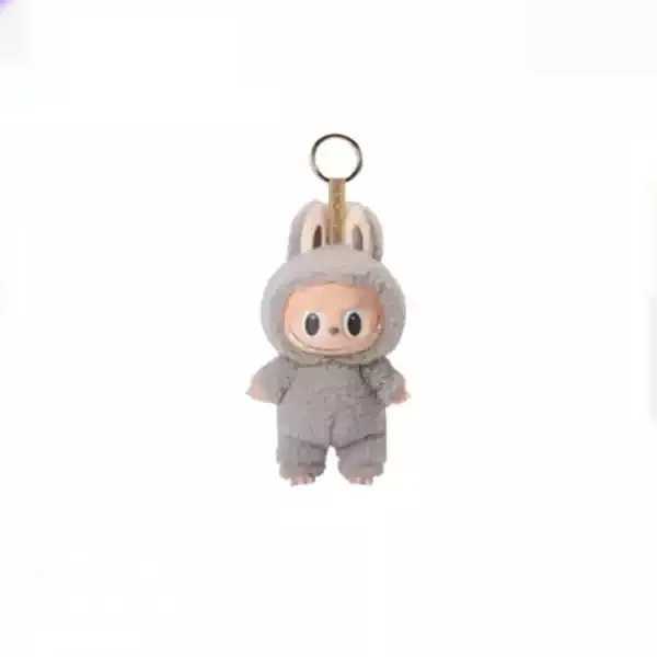 Juguetes de peluche Labubu de Pop Mart, llaveros Labubu, llaveros ...