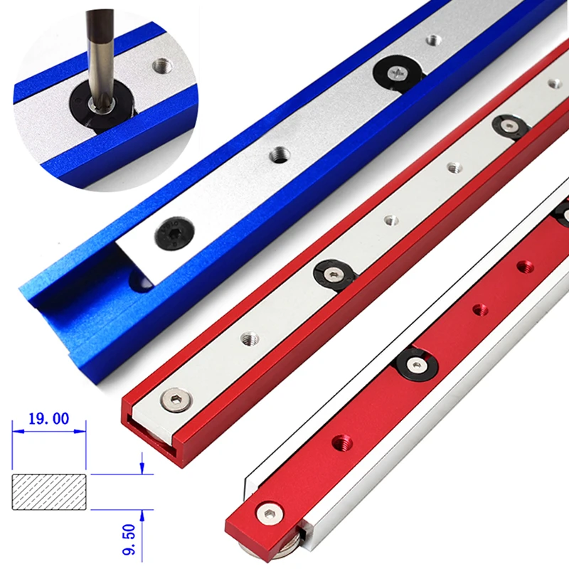 Aluminium Alloy T tracks Slot Miter Track And Miter Bar Slider Table ...
