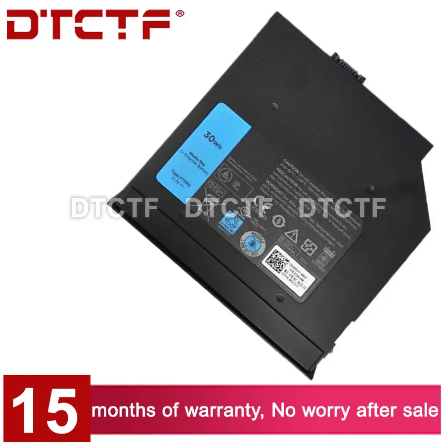 DTCTF 11.1V 30WH 2780mAh Mode P7VRH Optical drive Battery For Dell ...