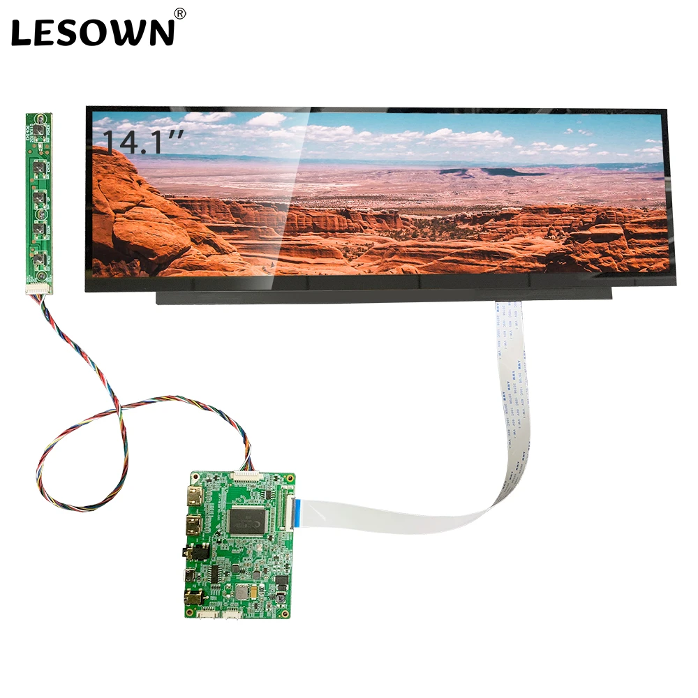 14.1 Inch Touch Display Screen Lcd Display Module Touchscreen 1920x550 ...