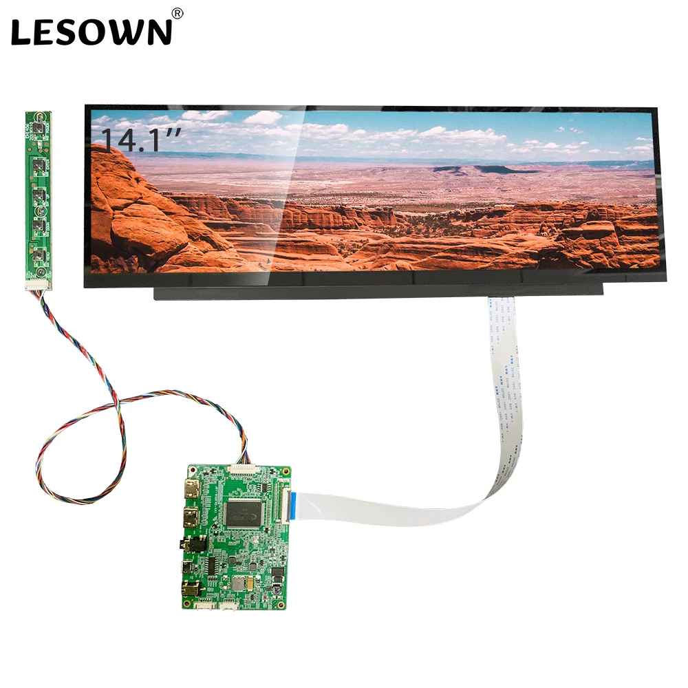 14.1 Polegada tela de toque display lcd módulo tela sensível ao toque ...