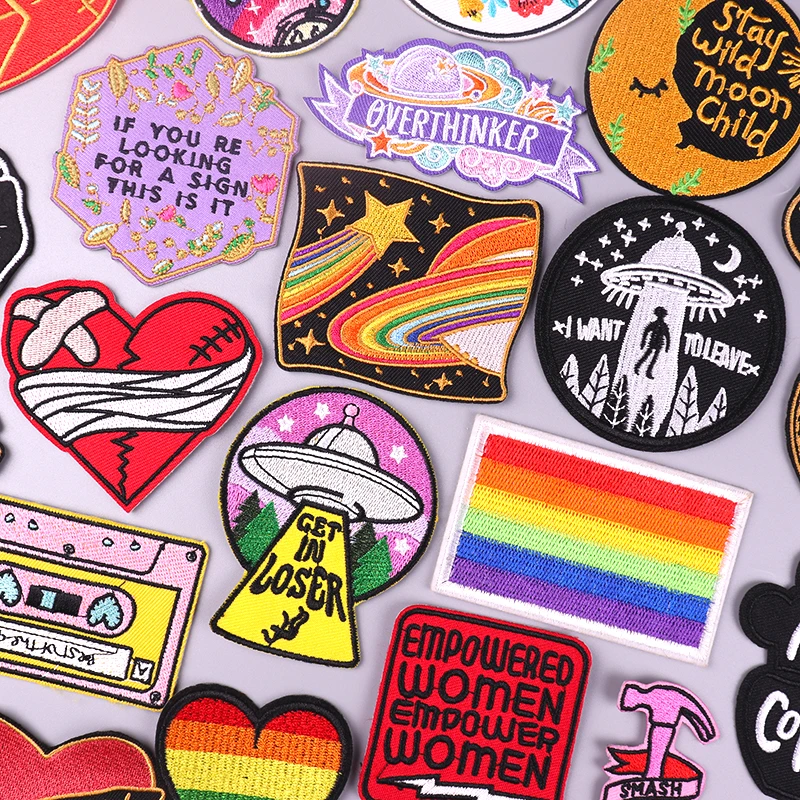 DIY Embroidery/Fusible Patch Iron On Patches For Clothing ...