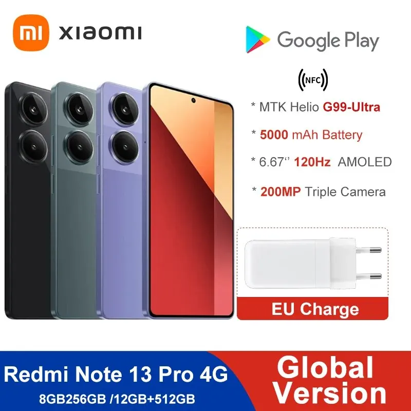Xiaomi-Smartphone-Redmi-Note-13-Pro-Vers-o-Global-4G-MTK-Helio-G99 ...