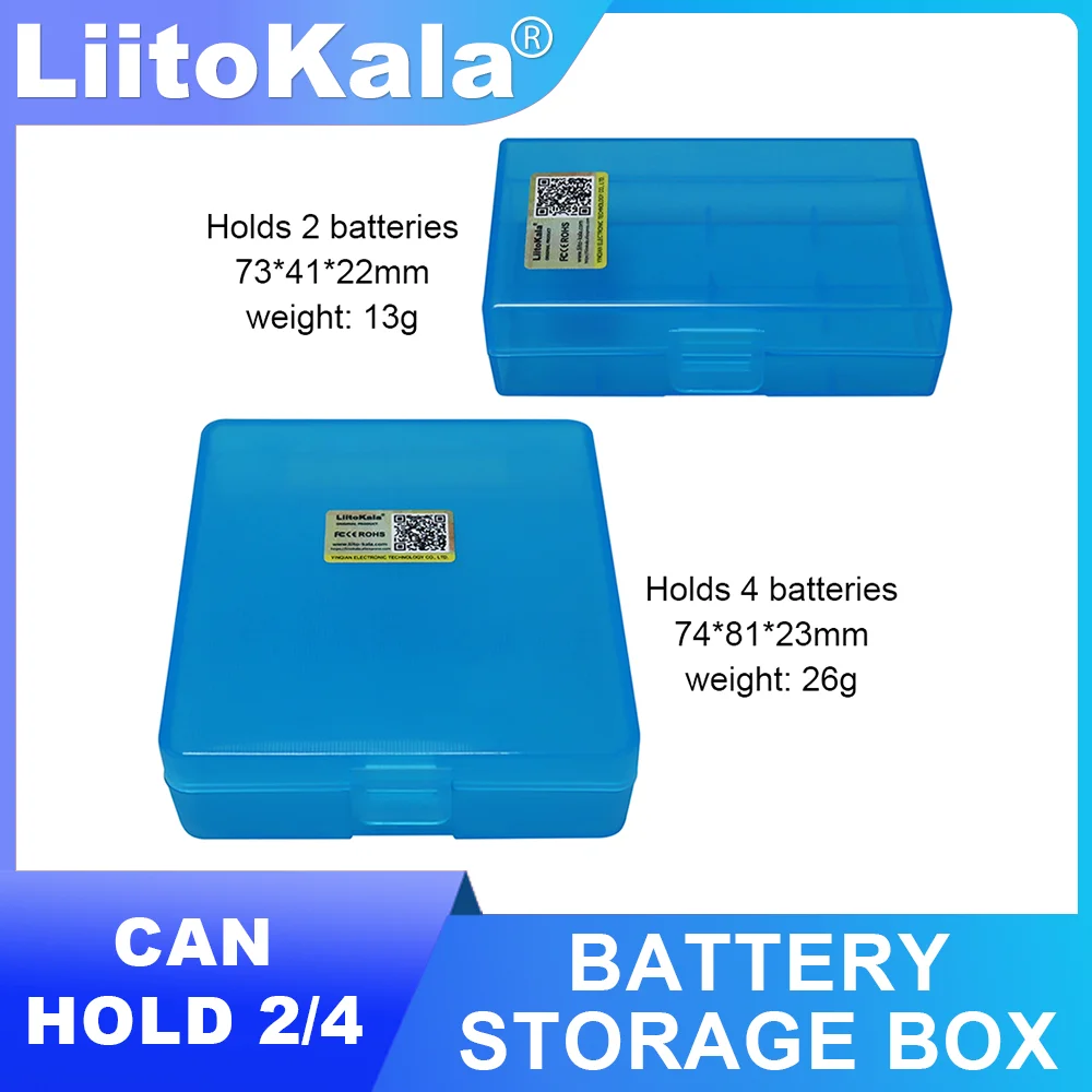 18650-Battery-Storage-18650-Battery-Box-Holder-Box-Can-Hold-2-18650-4 ...