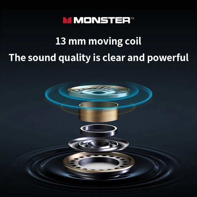 Audífonos Inalámbricos Monster XKT09 Gamer Bluetooth 5.2 HIFI 300mAh ...