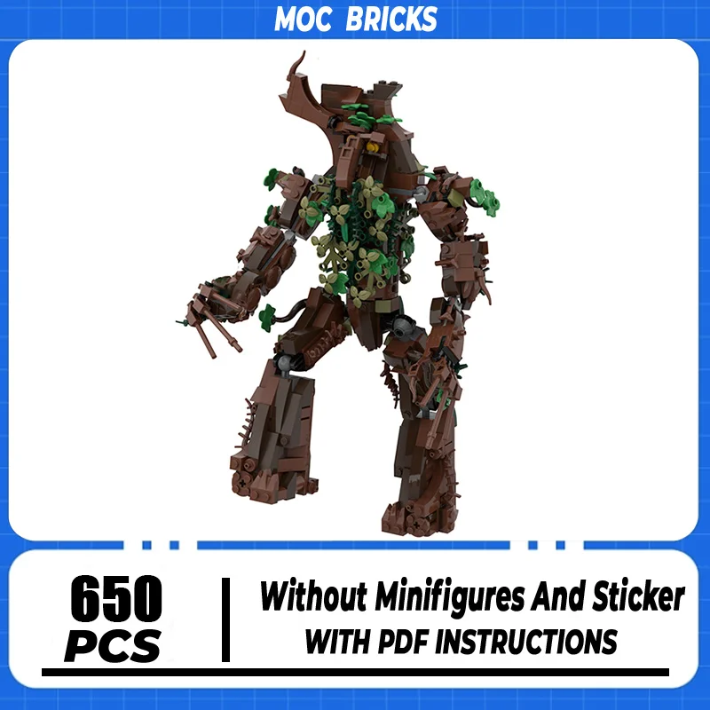Magical-Rings-Moc-Building-Blocks-Movie-Scene-UCS-Tree-beard-Model ...