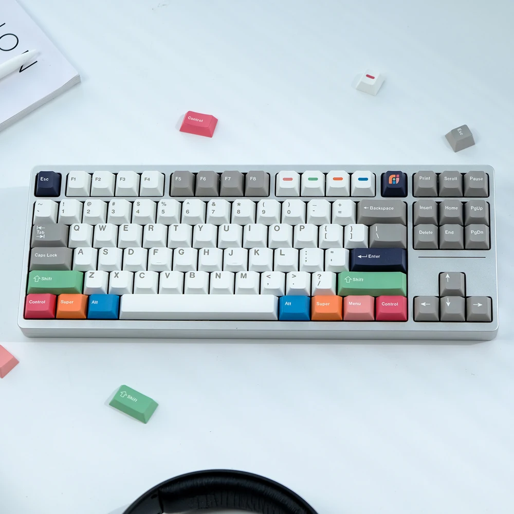 GMK-Foundation-Keycaps-PBT-5-side-Dye-Sublimation-Keycap-Cherry-Profile ...