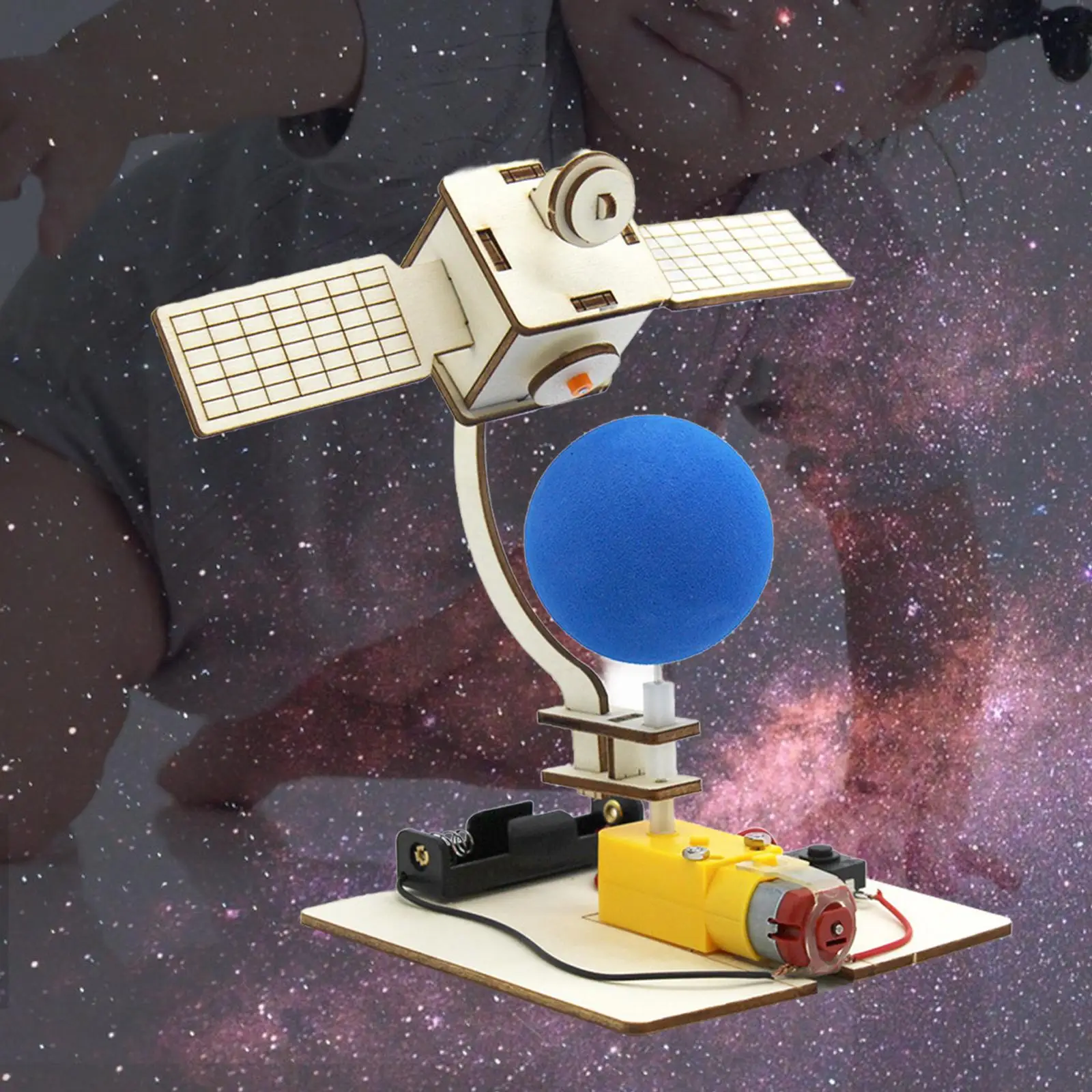 Wooden-Satellite-Science-Experiment-Set-Learning-Toy-for-Gift-School ...