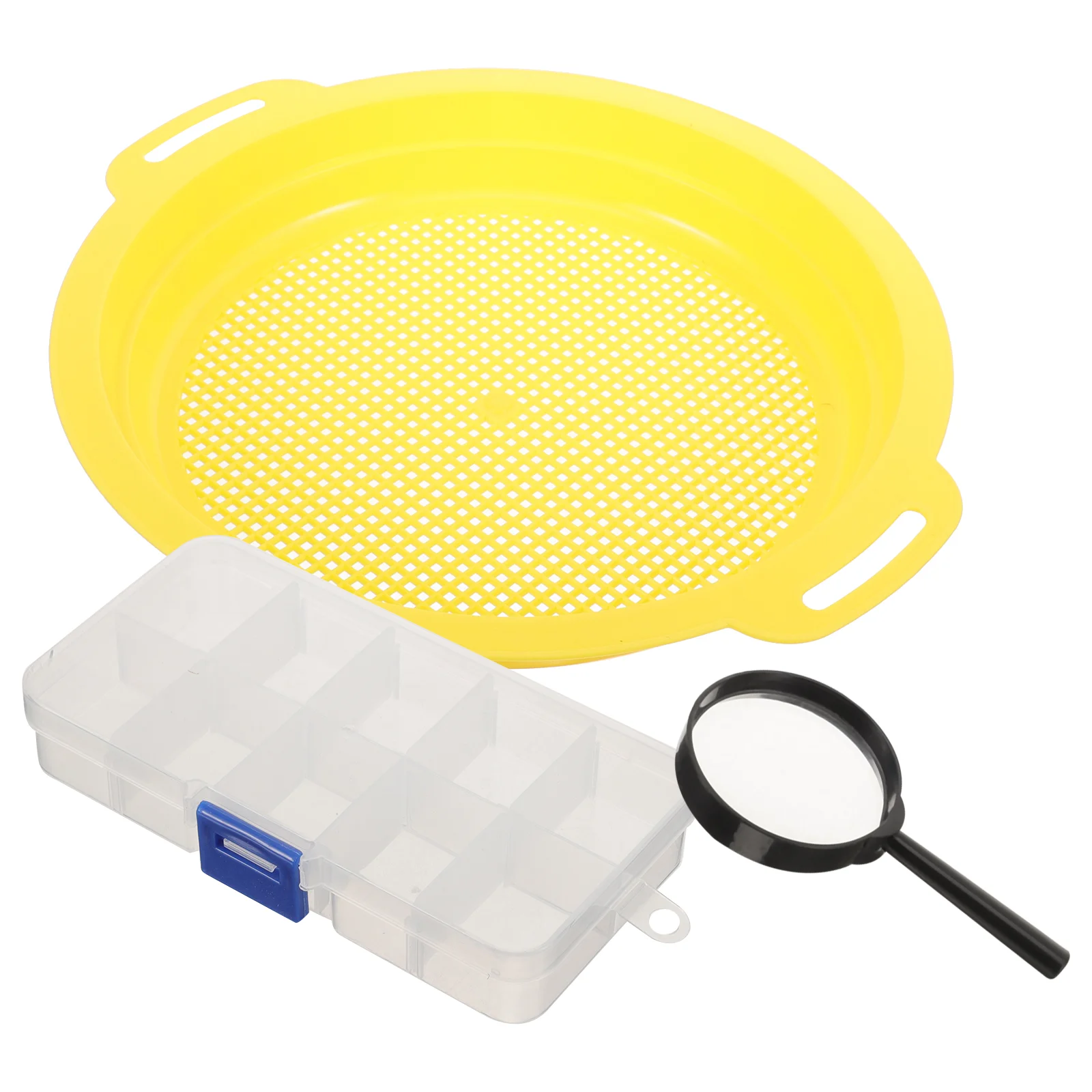 1-Set-Of-Sifting-Pan-Panning-Filter-Pan-Potable-Sieve-Pan-Mesh-Pan-For ...