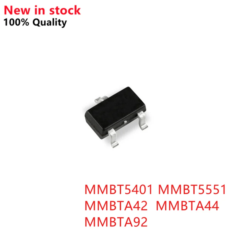 50PCS-MMBT5401-MMBT5551-MMBTA42-MMBTA44-MMBTA92-Marking-2L-G1-1D-3D-2D ...