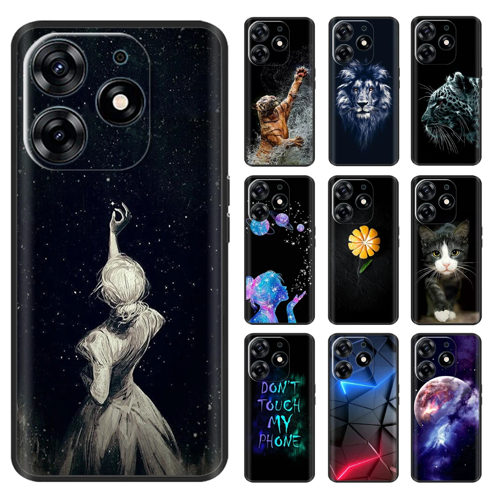 Phone Case For Tecno Spark 10 Pro Case Soft Silicone Painted Back Cover ...