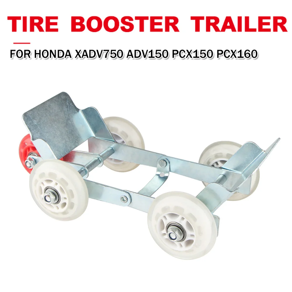 Heavy Duty Electric Motorcycle Tricycle Emergency Tire Booster Trailer ...