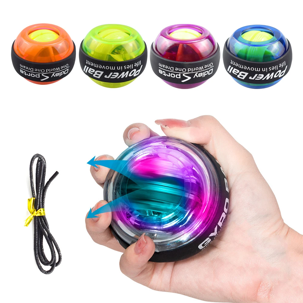 LED-Wrist-Power-Hand-Ball-Pull-Rope-Start-Gyro-Powerball-Gym-Home-Arm ...