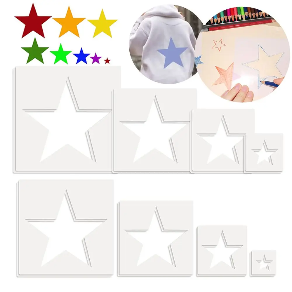 Different Size Star Templates