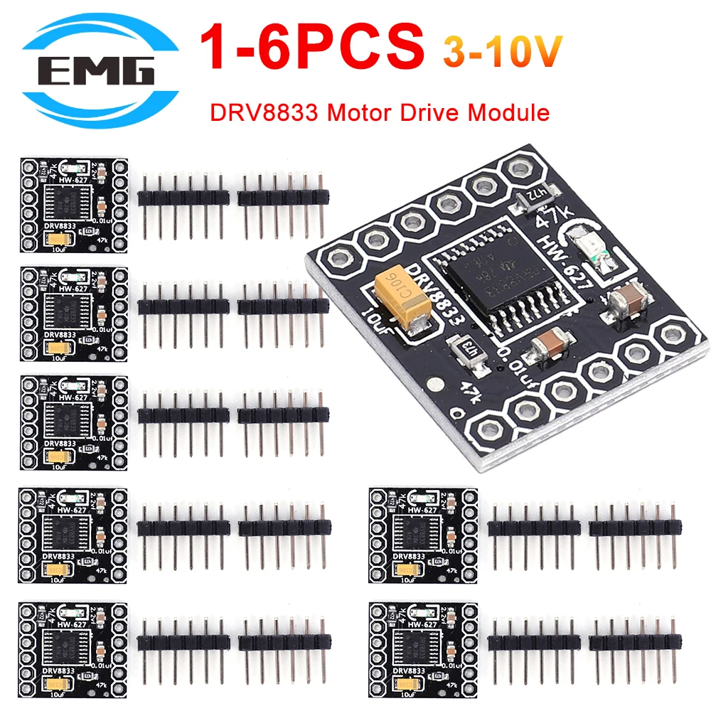 1-6pcs-DRV8833-Motor-Drive-Module-Board-1-5A-3V-10V-Single-H-Bridge ...
