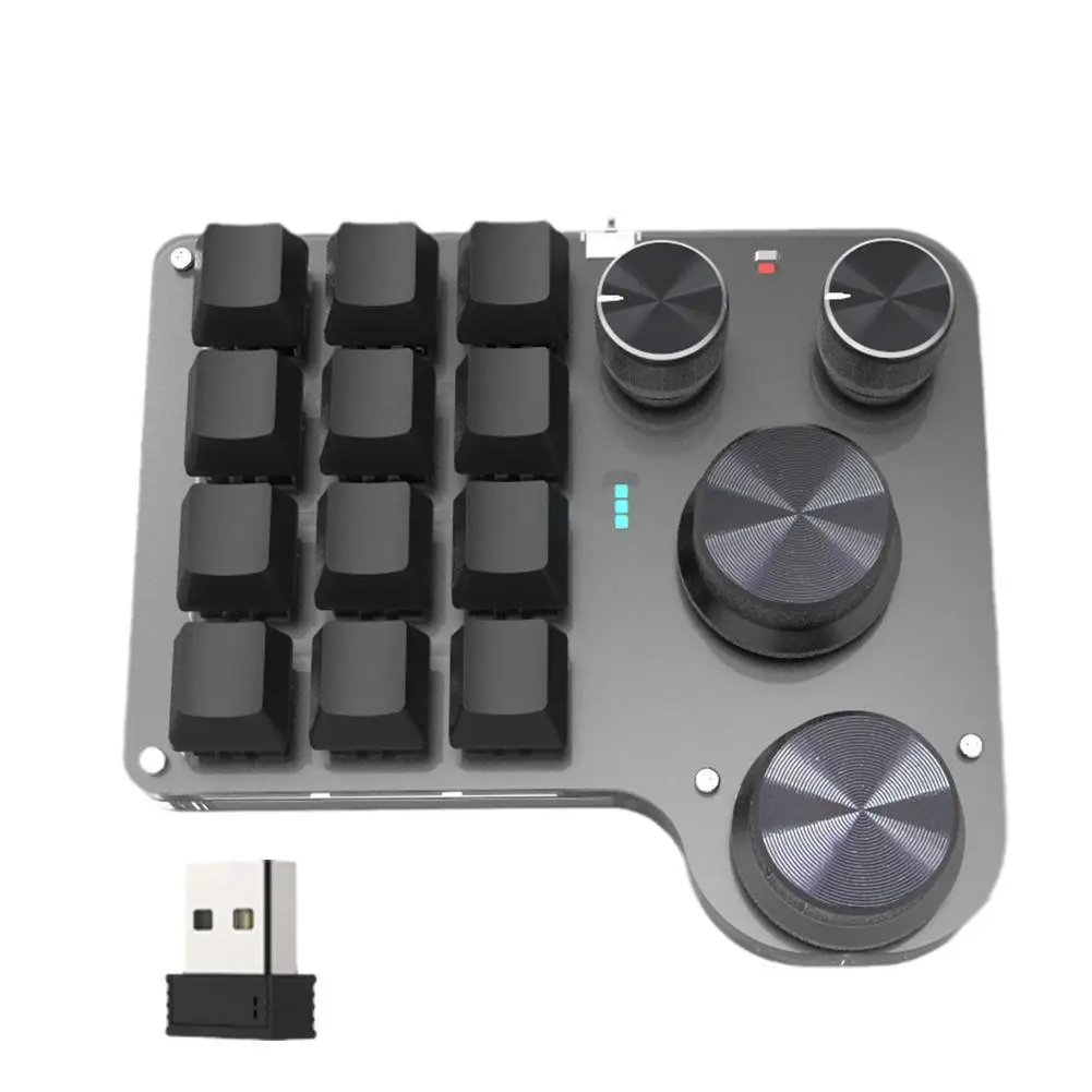 Programmable-Keyboard-Custom-Knob-Keyboard-12-Keys-4-Knob-Bluetooth ...