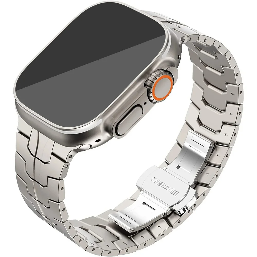 Luxury-Titanium-Color-Strap-For-Apple-Watch-Ultra-2-49mm-45mm-41mm-44mm ...