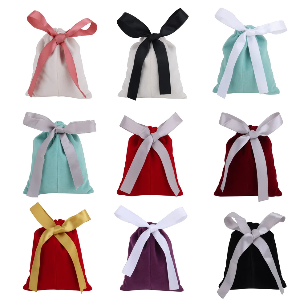 5-10pcs-luxury-Velvet-Gift-Ribbon-Drawstring-Bags-Christmas-Wedding ...