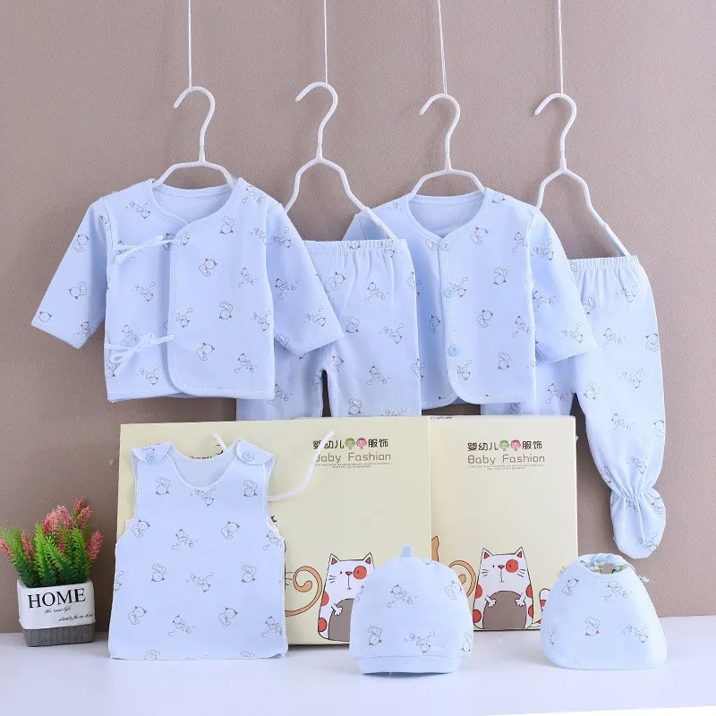 0-3m-Newborn-Baby-Unisex-Clothes-Set-Underwear-Animal-Print-Shirt-And ...