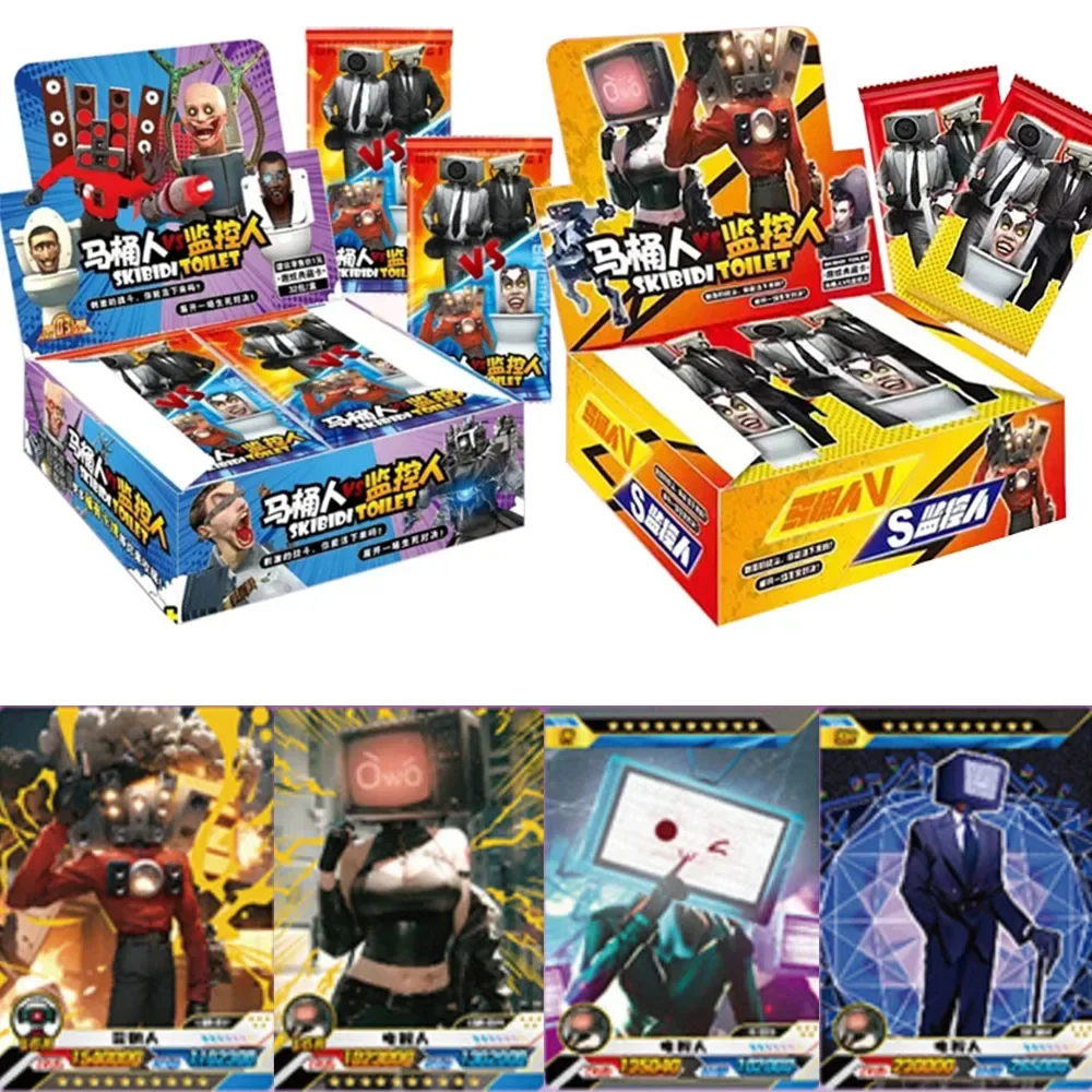 Skibidi-Toilet-Card-Game-Figure-Cards-Toy-Toilet-Man-Monitor-Titan-TV ...