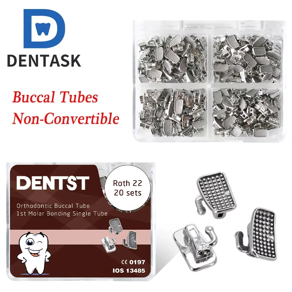 20 Set For 1st & 2nd Molars – MBT Roth .022 Slot, For Dental Bonding ...