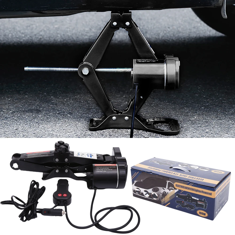Portable Car Jacks 12V Electric Jack Scissor Automatic Lifting 2Ton ...