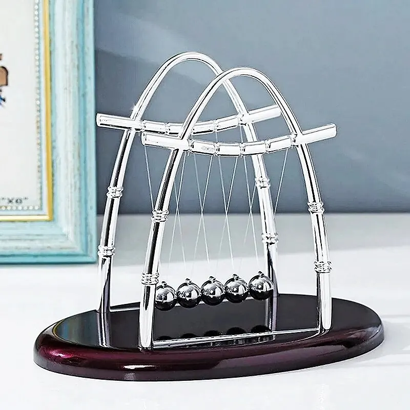 Newtons-Cradle-Steel-Balance-Ball-Desktop-Decoration-Rotating-Perpetual ...
