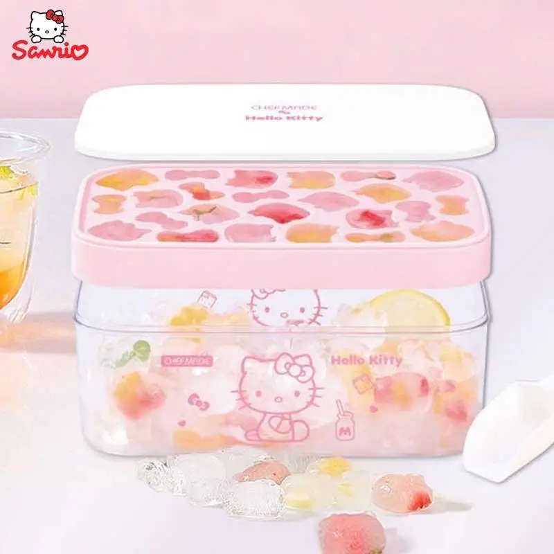 Hello-Kitty-Ice-Mold-Box-Genuine-Sanrio-Refrigerator-Ice-Tray-Storage ...