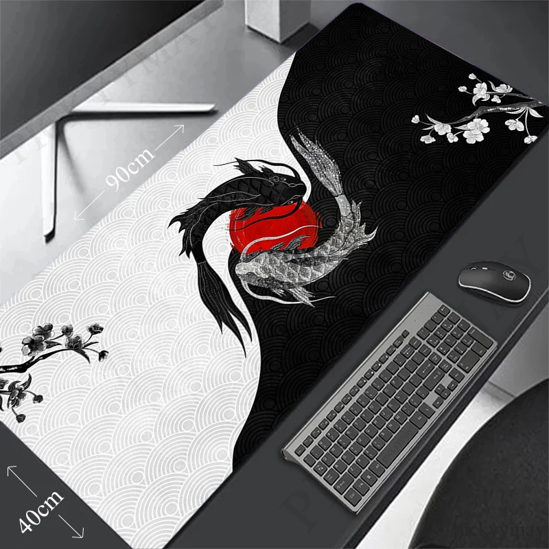 Fish-40x90cm-XXL-Lock-Edge-Mousepad-Large-Gaming-Desk-Mat-Keyboard-Mats ...