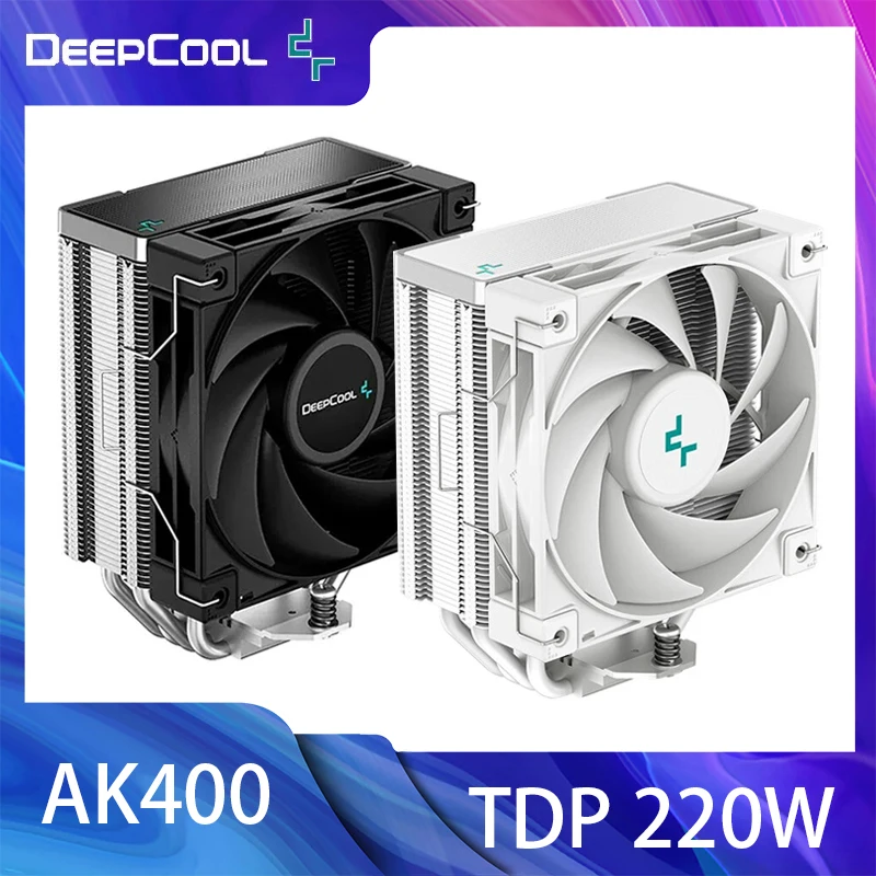 DeepCool-AK400-V2-CPU-Cooler-TDP-220W-4-Heat-Pipes-Ventilador-de-120mm ...