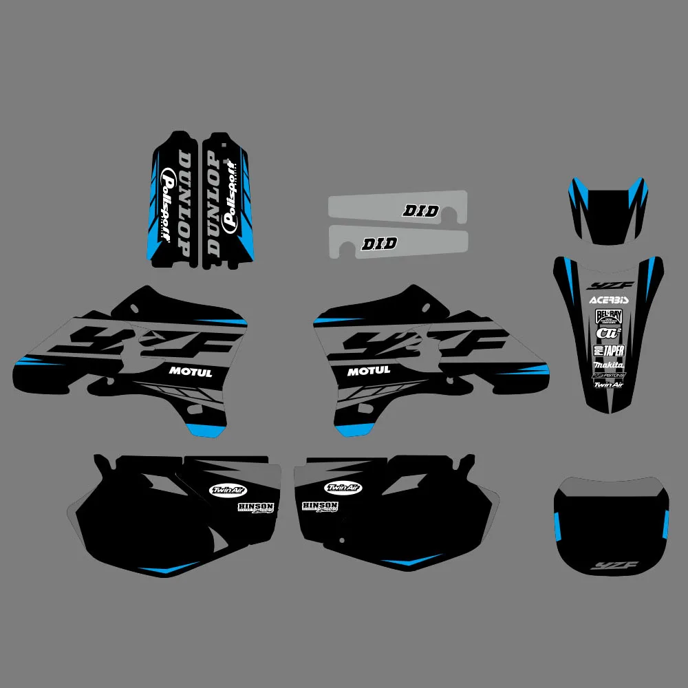Graphics Background Decal Sticker Kits | Yamaha Yz250f Motorcycle ...