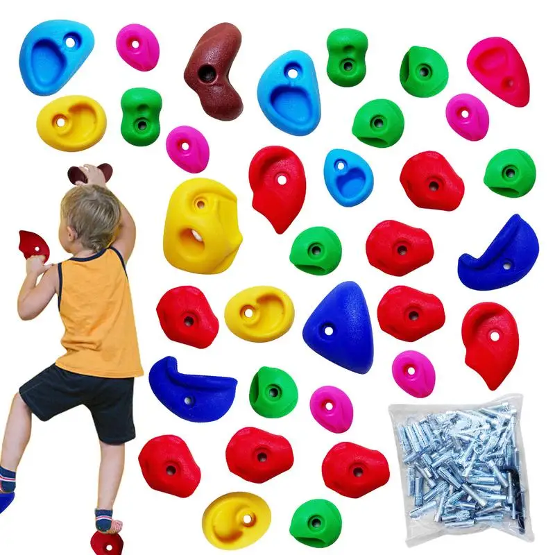 Rock-Climbing-Holds-32pcs-Kindergarten-Climbing-Holder-For-Kids ...
