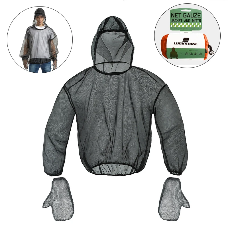 Anti Mosquito Net Mitt | Mosquito Net Clothes | Jacket Mosquito Net ...