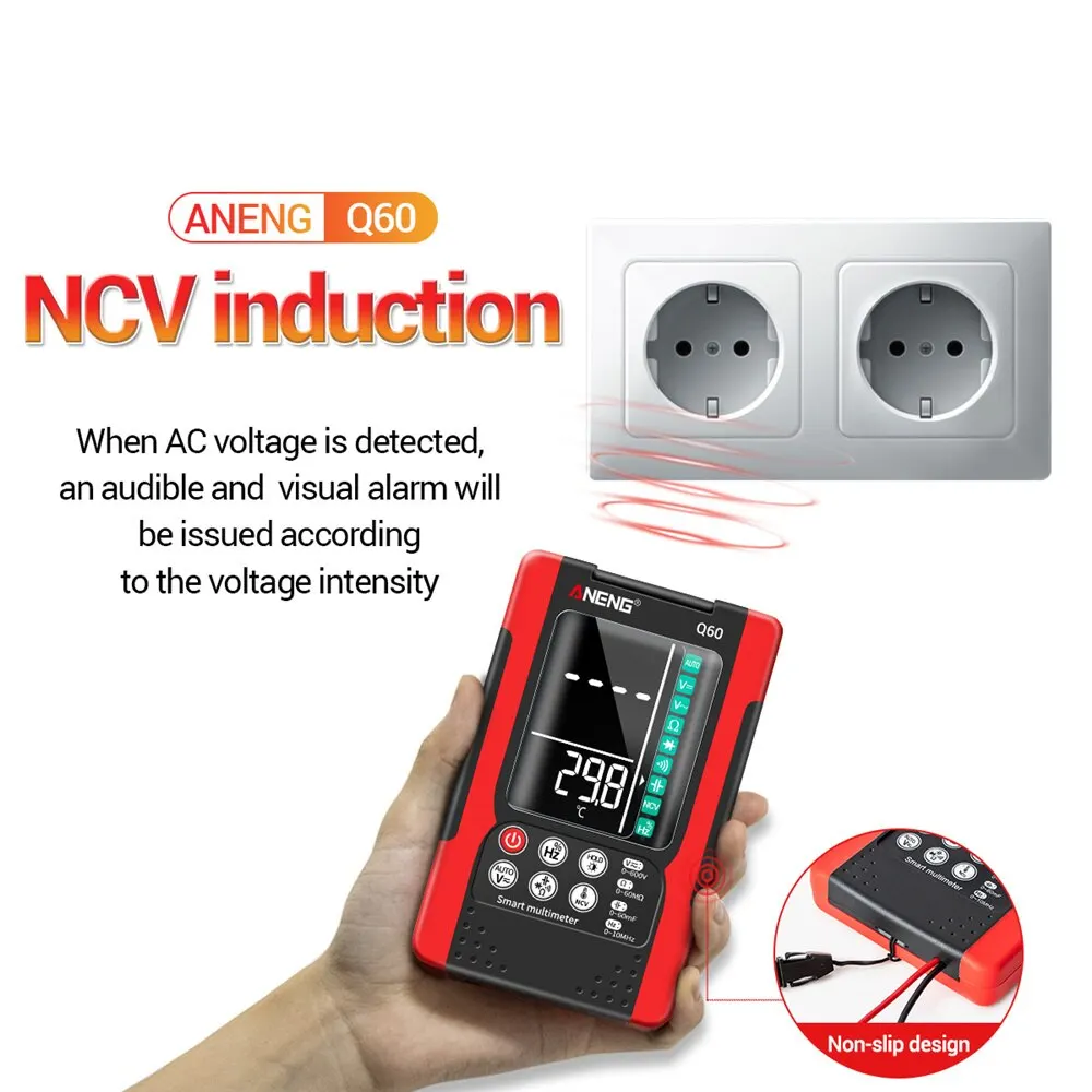 ANENG-Q60S-Digital-Multimeter-High-Precision-Digital-Anti-burn ...