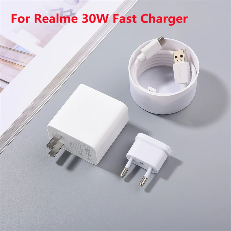 For Realme 6 Pro X50 Pro Charger 30w Eu Power Adapter Super Charge 5v ...