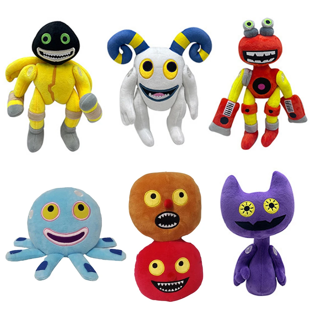 Wubbox Plush My Singing Monsters Plush Toy Soft Stuffed Doll Cartoon ...
