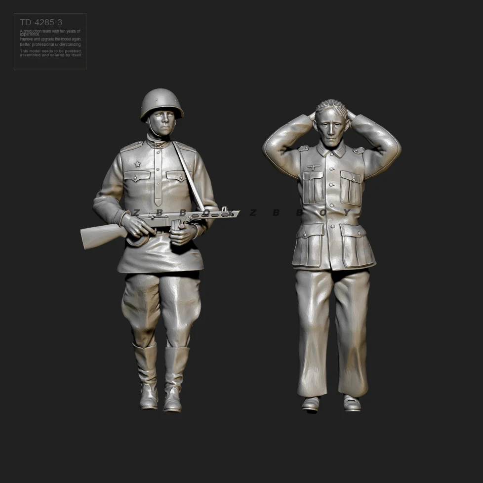 50MM-Resin-Soldier-model-kits-figure-colorless-and-self-assembled-3D ...