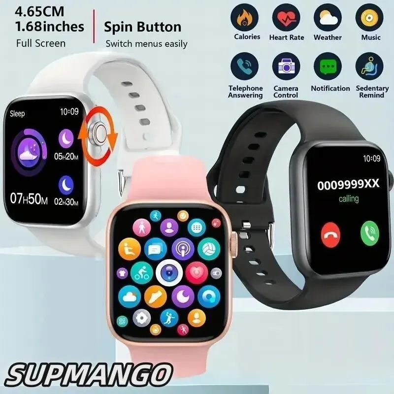 Reloj-inteligente-T168-con-llamadas-inal-mbricas-reloj-inteligente-deportivo-con-toque-completo ...