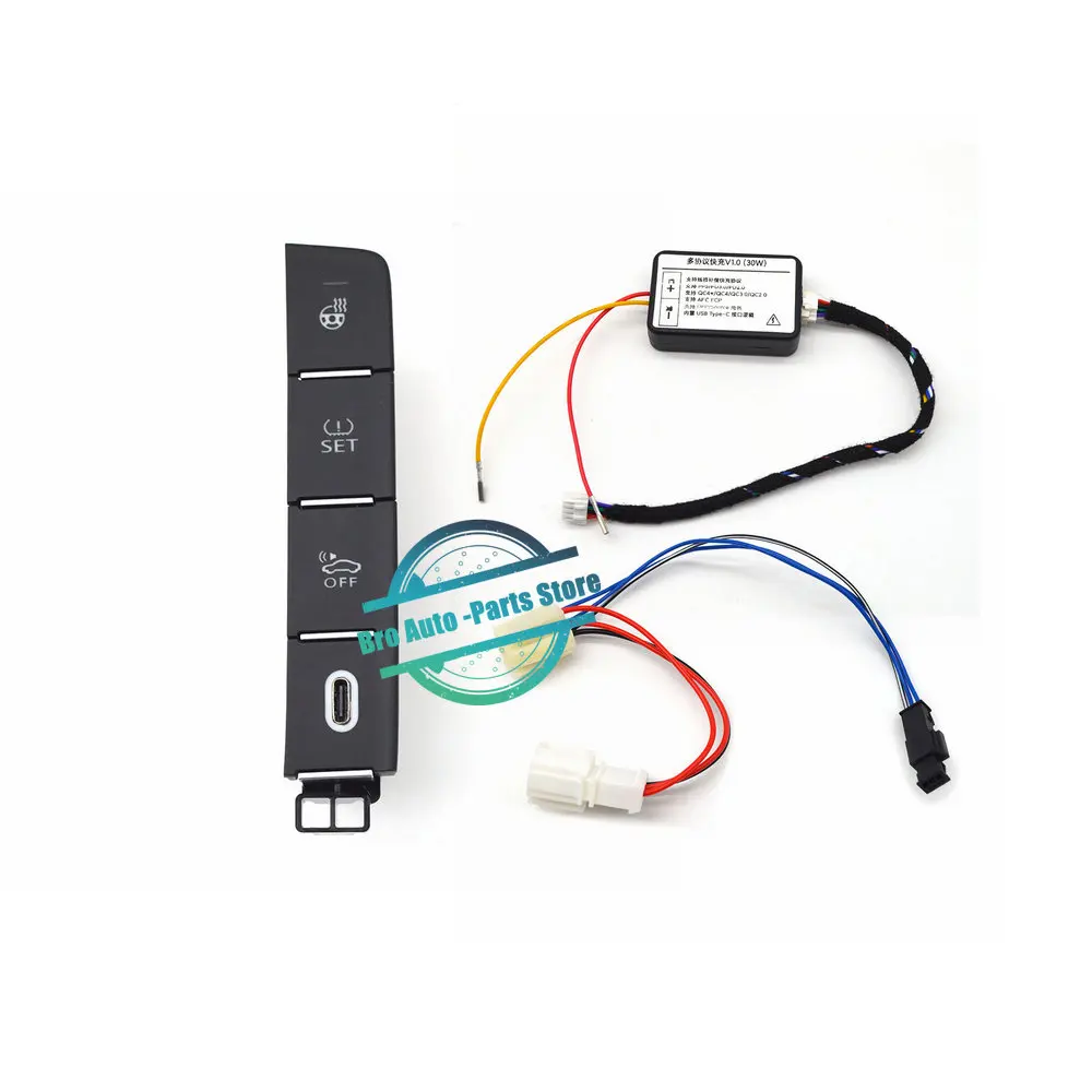 For VW Passat B8 8.5 Fast Charging Port 30WiPhone Original Location ...