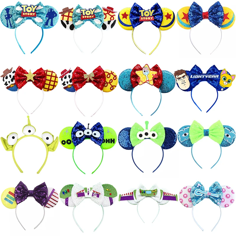 Disney Toy Story Ears Headbands Girl Pixar Alien Hairband Woody Buzz ...